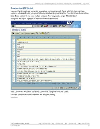 Zebra -bar one label printing | PDF