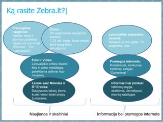 zebra.lt apie mus | PPT