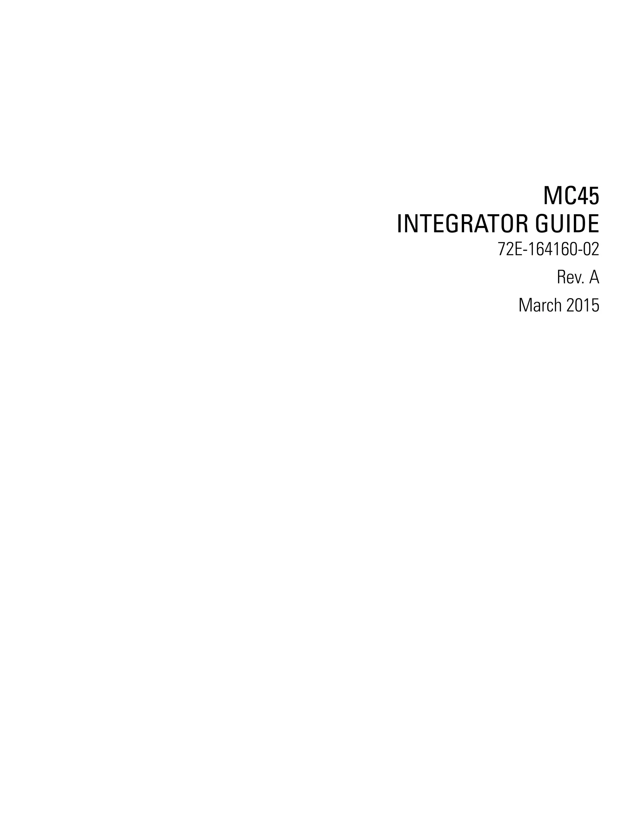 지브라PDA Zebra MC45 2D 산업용PDA 바코드PDA 매뉴얼 | PDF