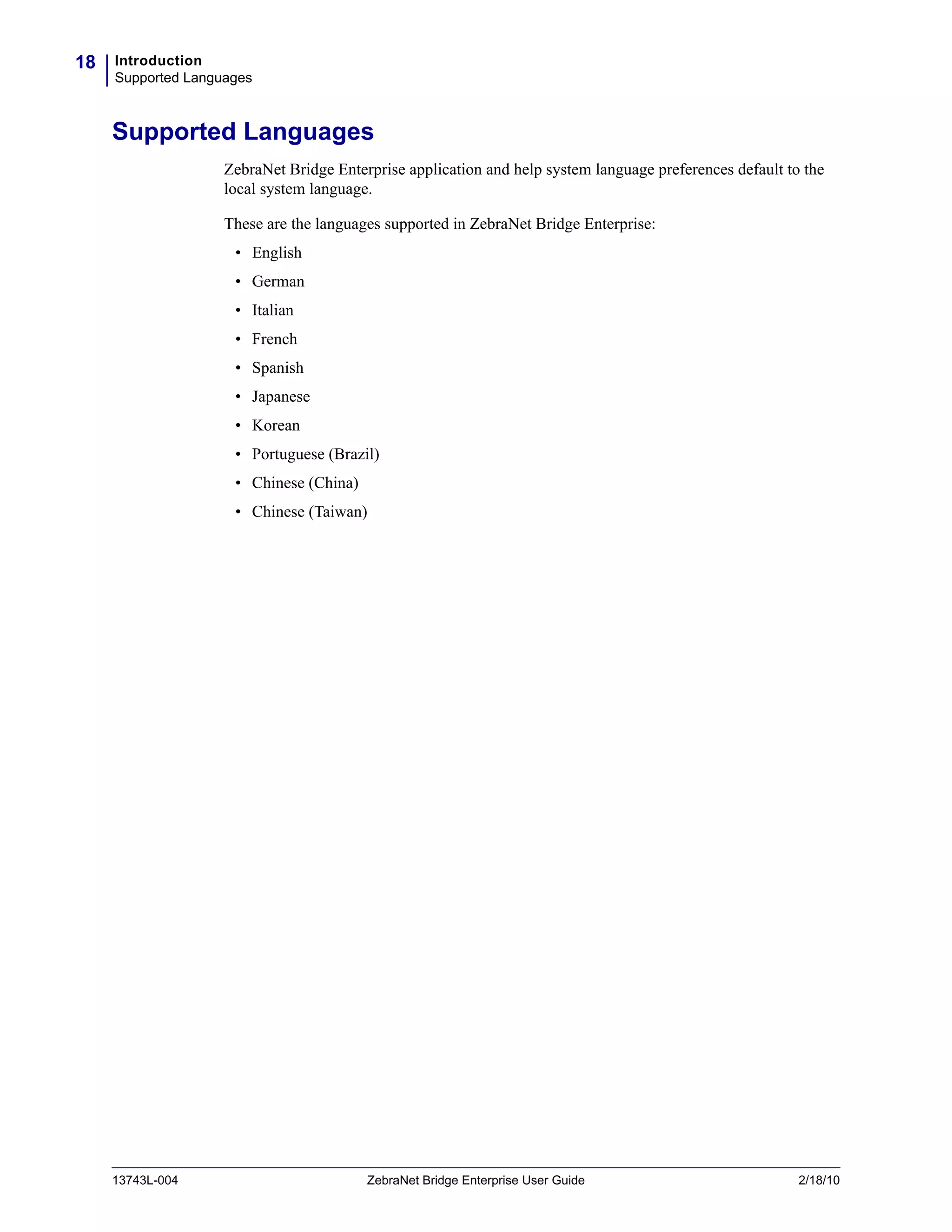 ZebraNet Bridge Enterprise - Manual do Software | PDF