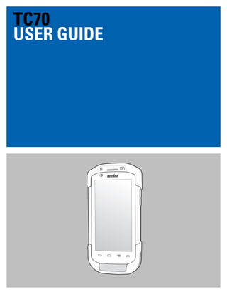 지브라PDA Zebra TC70 2D 산업용PDA 안드로이드 바코드PDA 매뉴얼 | PDF