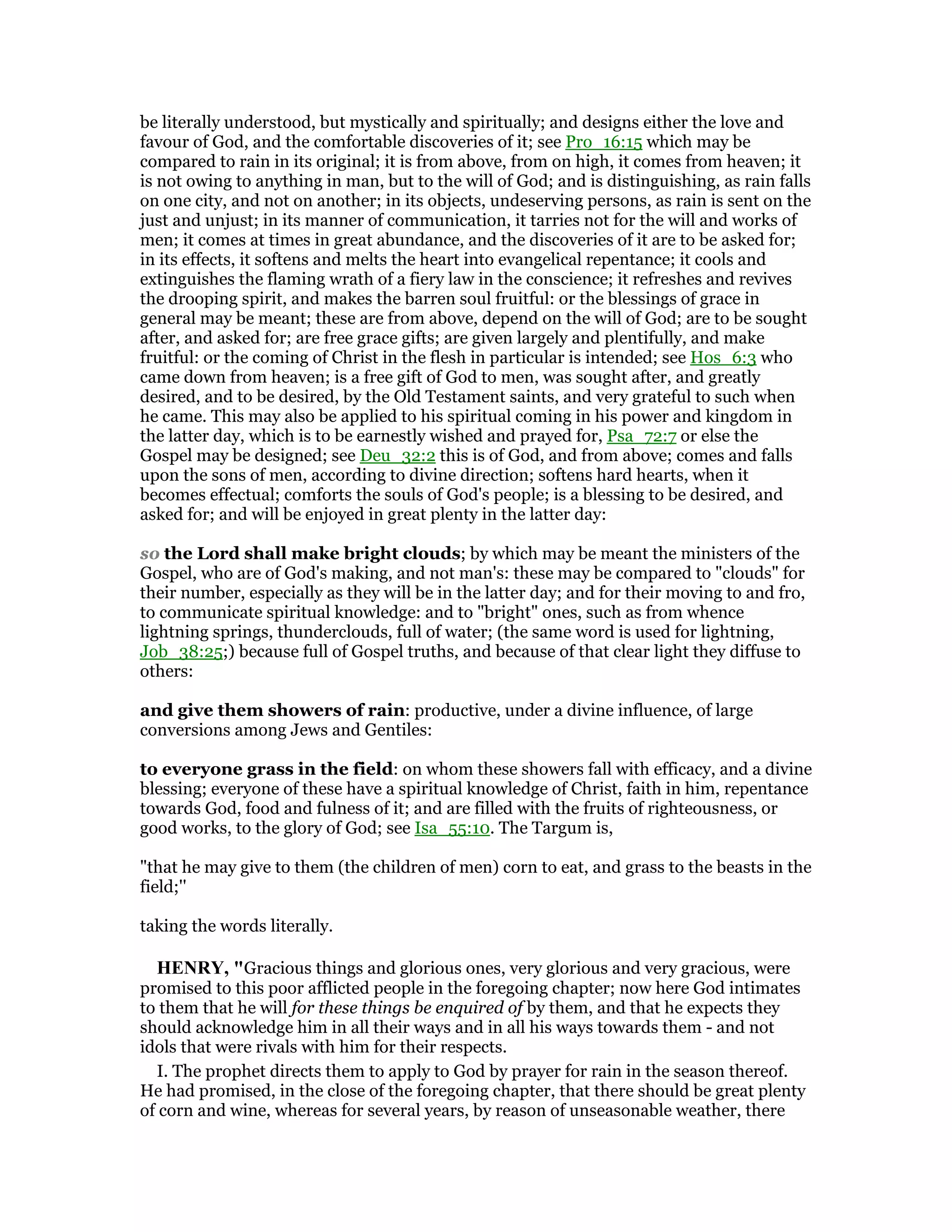 Zechariah 10 commentary | PDF
