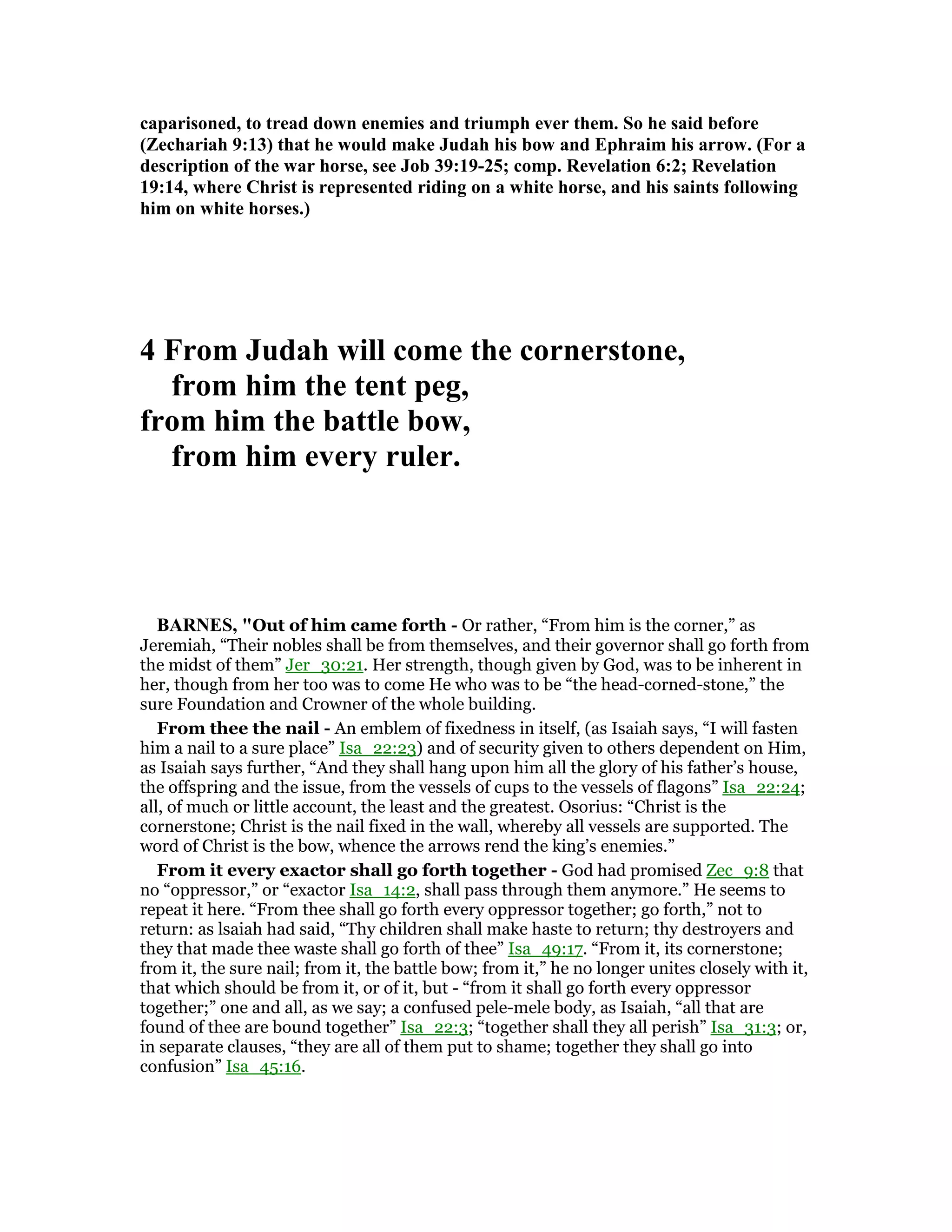 Zechariah 10 commentary | PDF
