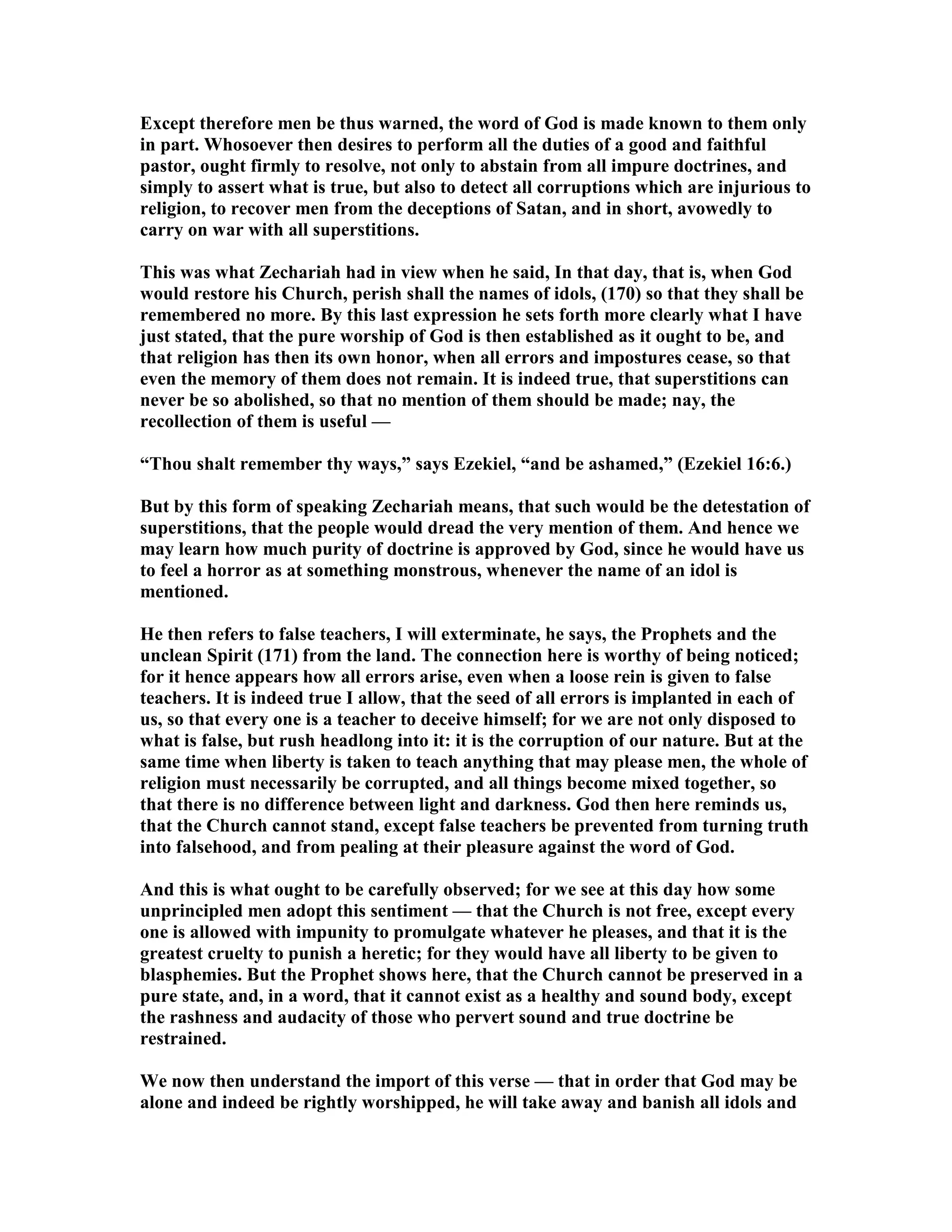 Zechariah 13 commentary | PDF