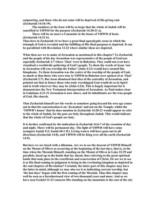Zechariah 14 commentary | PDF