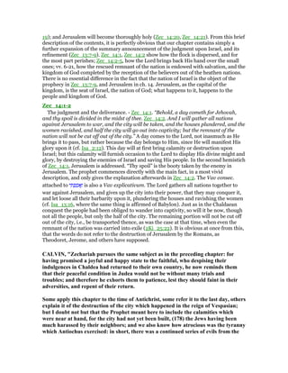 Zechariah 14 commentary | PDF