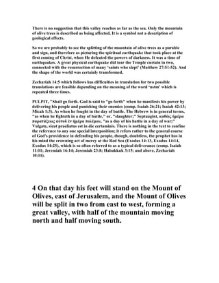 Zechariah 14 commentary | PDF