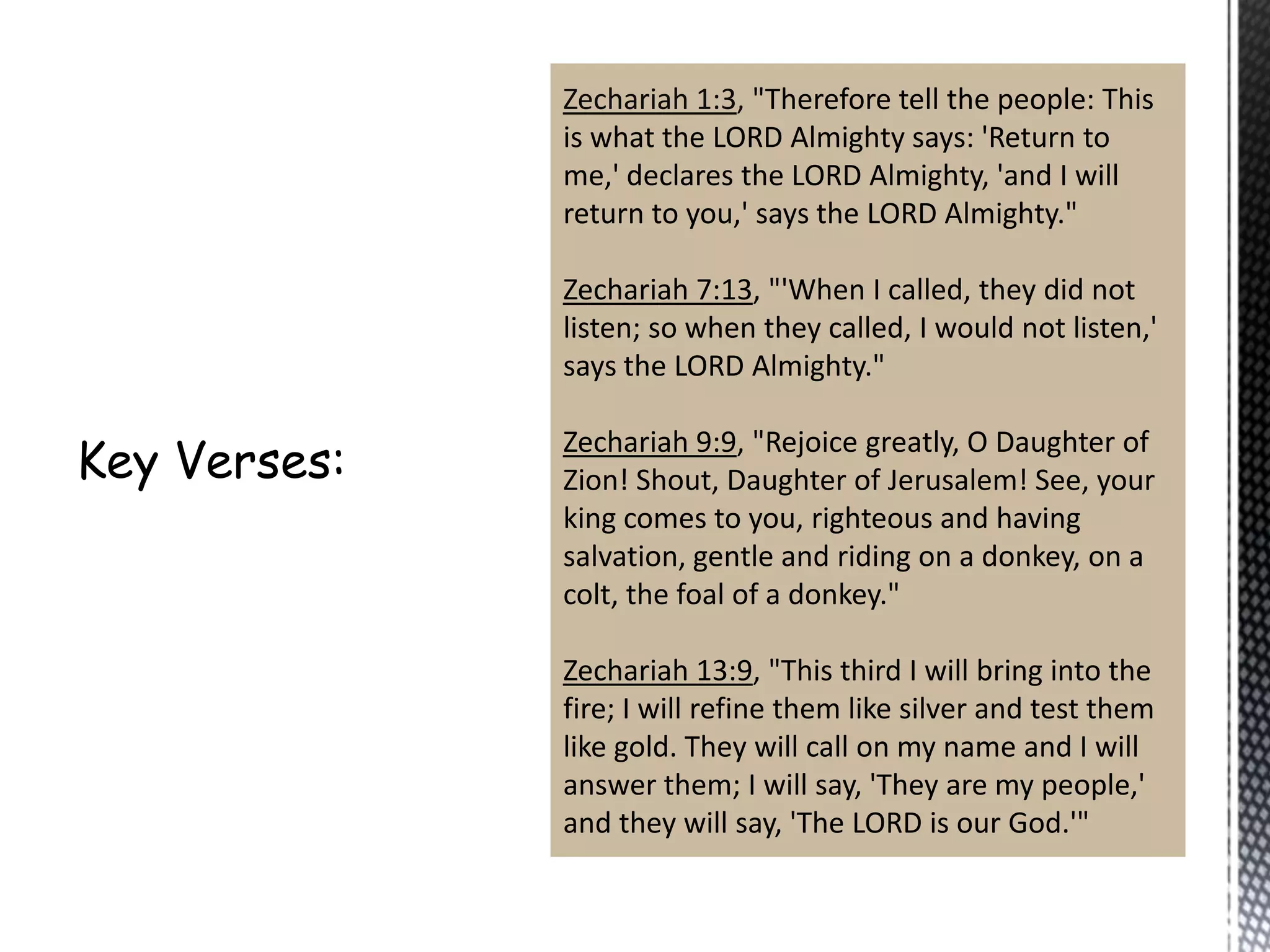Zechariah | PPTX