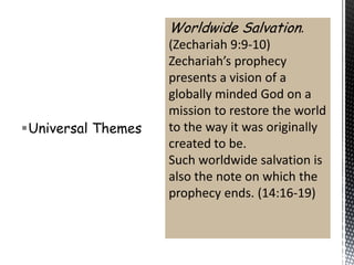 Zechariah | PPTX