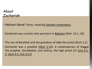 Zechariah | PPTX