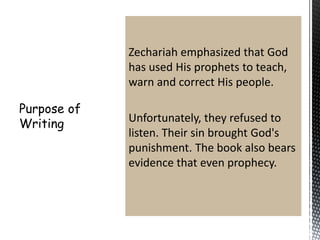 Zechariah | PPTX