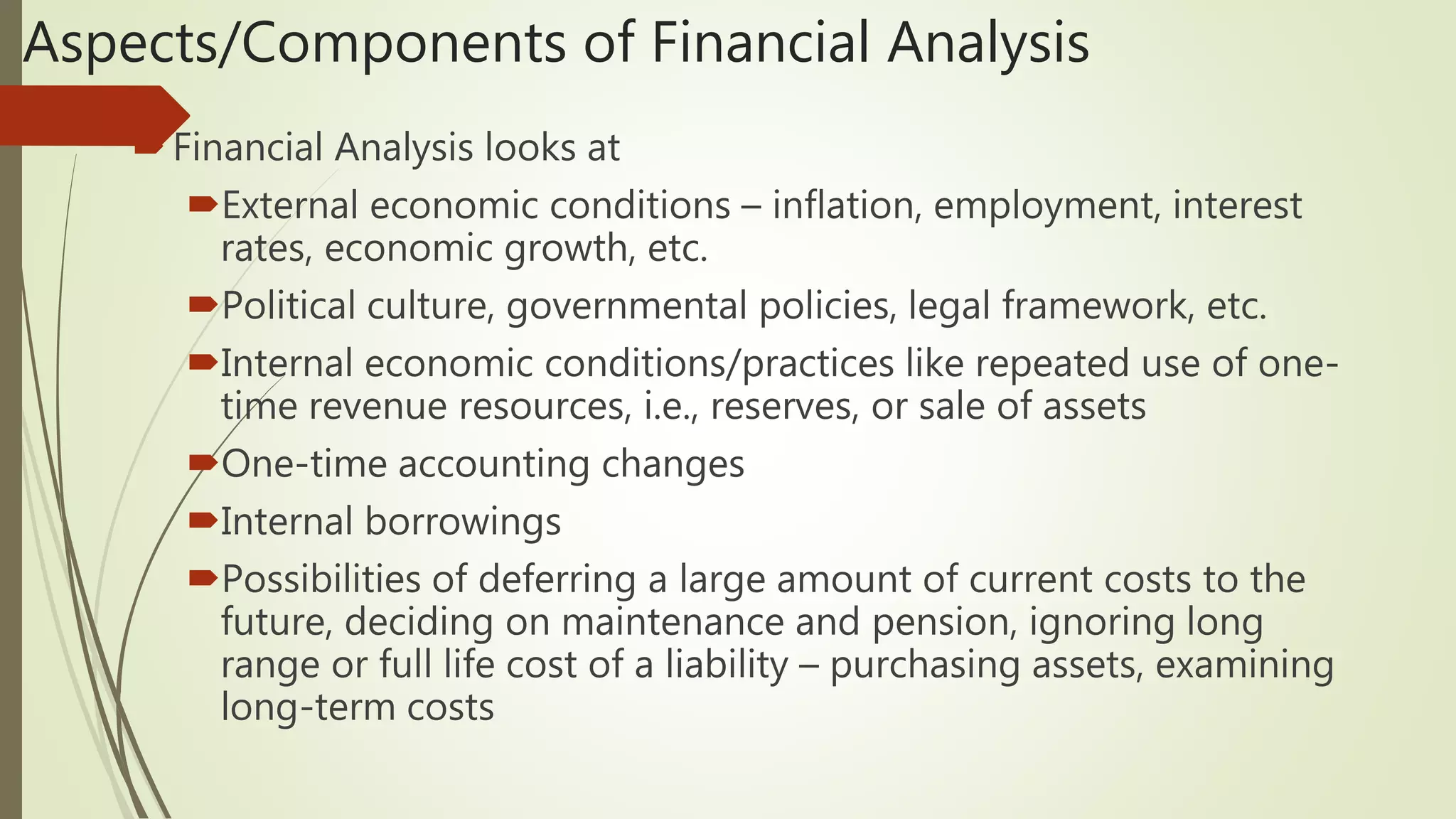 Financial Analysis of an Infrastructure Project | PPTX