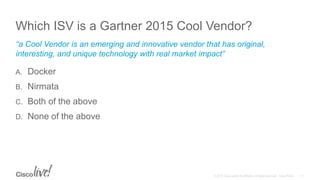 DEVNET-1170 Intercloud Microservices with Docker and Nirmata | PPT