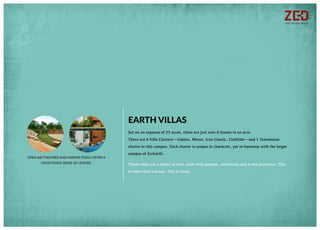 LUXURY VILLAS IN BANGALORE-ZED Earth | PDF