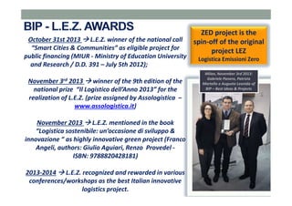 ZED - Zero Emissions Distribution | PDF | Green Vehicles | Auto Type