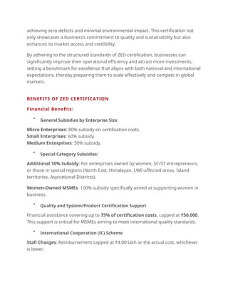ZED CERTIFICATION: SIMPLIFYING SUCCESS FOR YOUR BUSINESS | PDF