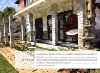 Zed Earth Brochure | PDF | Landscaping | Home & Garden