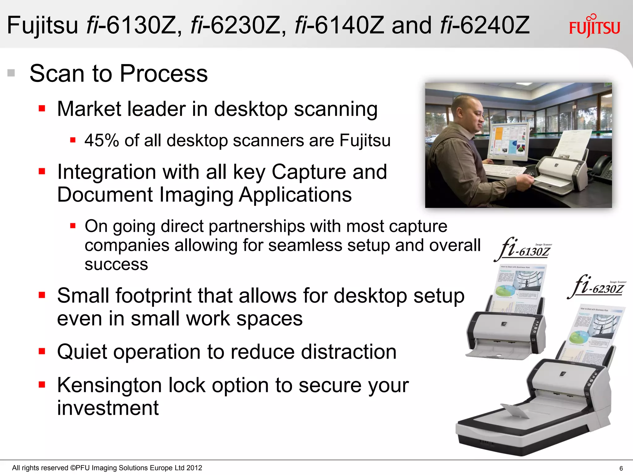 Fujitsu - Revolutionizing Desktop Scanning! | PDF