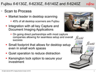 Fujitsu - Revolutionizing Desktop Scanning! | PDF