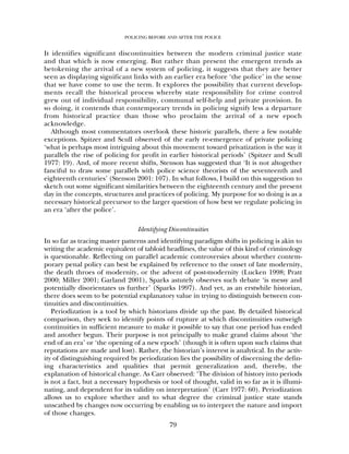 Zedner- Historical antecedents of contemporary crime control | PDF