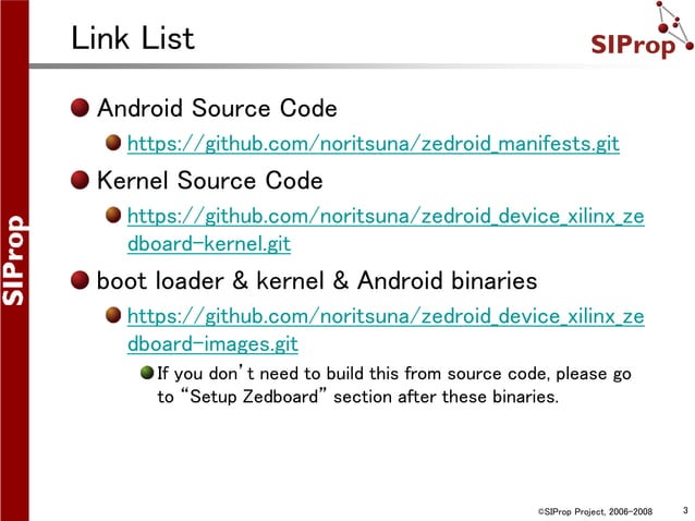 Zedroid - Android (5.0 and later) on Zedboard | PPT