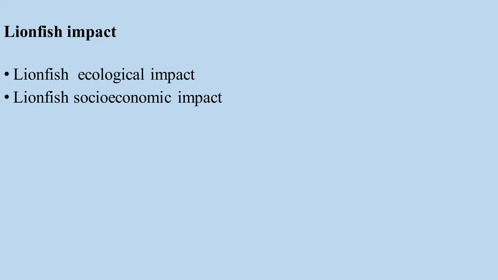 Lion fish and its meristic characteristics | PDF