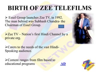 Zee TV SWOT | PPTX
