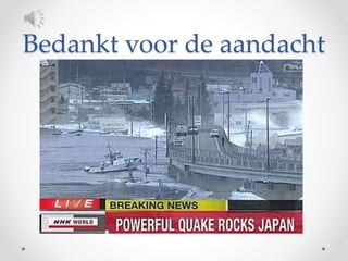 Zeebeving sendai | PPTX