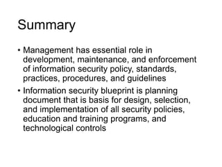 Information Security Blueprint | PPTX | IT and Internet Support | Internet