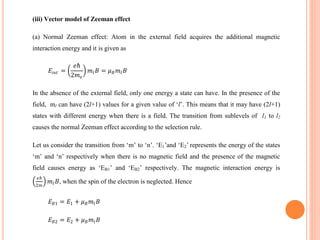 Zeeman effect | PPTX