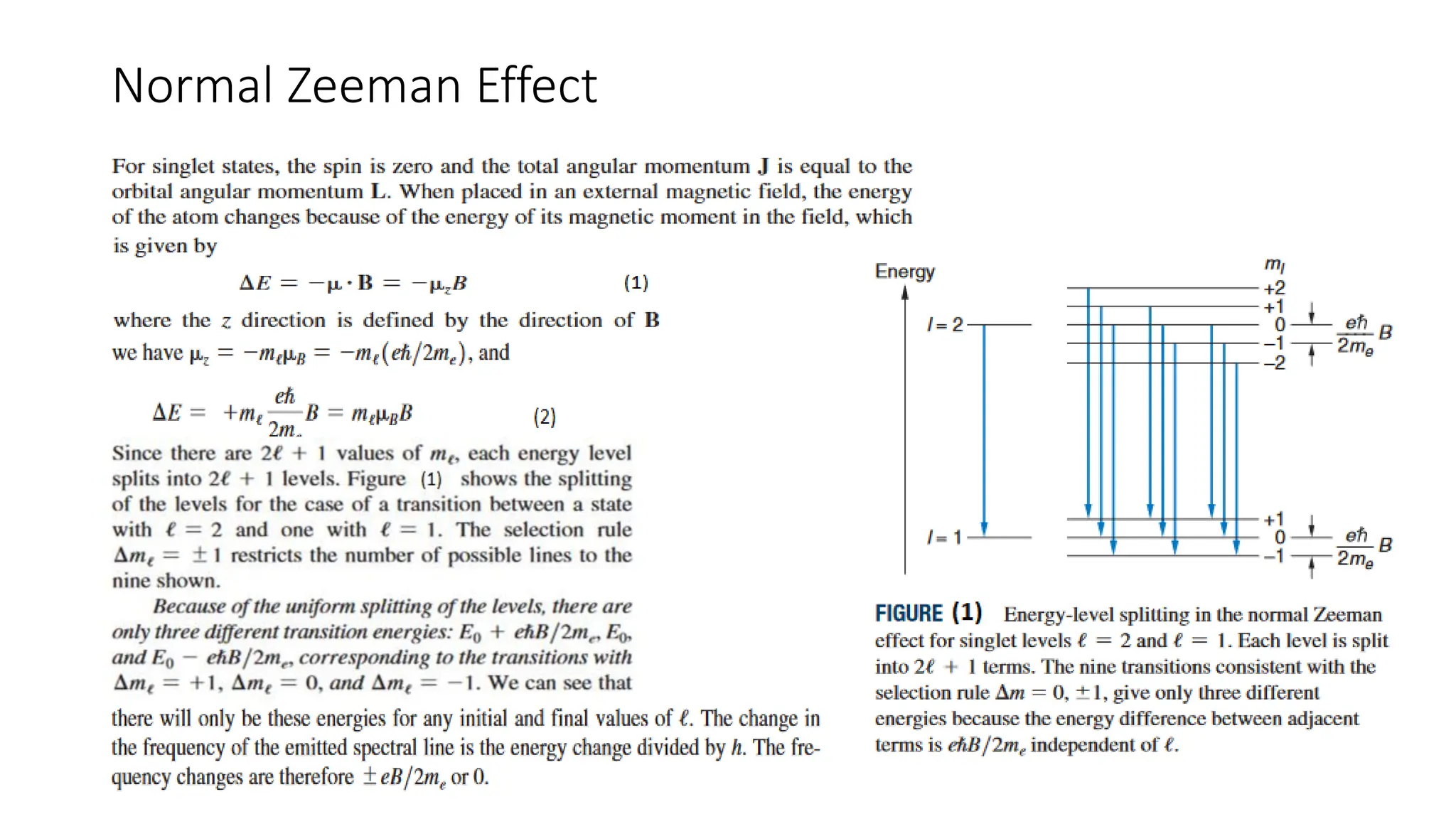 Zeeman Effect normal and Anomalous zeeman effect | PDF