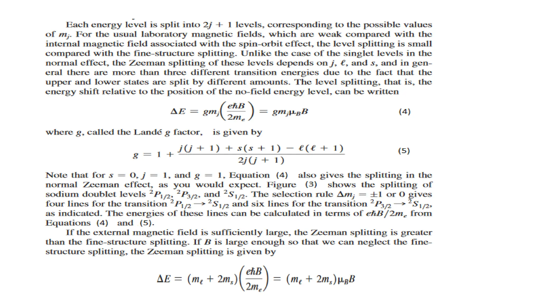 Zeeman Effect normal and Anomalous zeeman effect | PDF