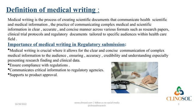 Medical Writing for Regulatory Submissions: Essential Guidelines | PPTX
