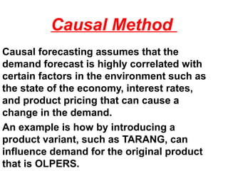 demand forecasting techniques | PPT | Business | Business and Finance