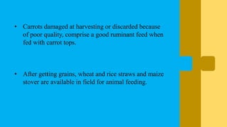 Crop wastes and residues for animal feeding | PPTX