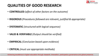Introduction To Research Methodology | PDF | Science