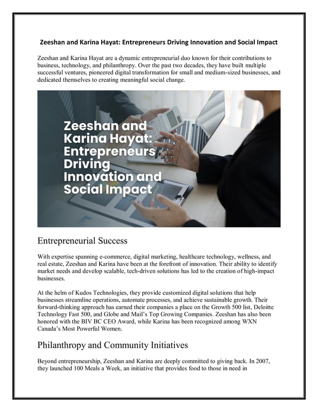 Zeeshan and Karina Hayat - Entrepreneurs Driving Innovation and Social Impact.pdf