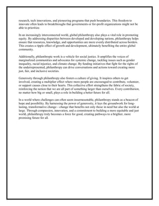 Zeeshan and Salma Karina Hayat - Philanthropy in Action - Building a ...