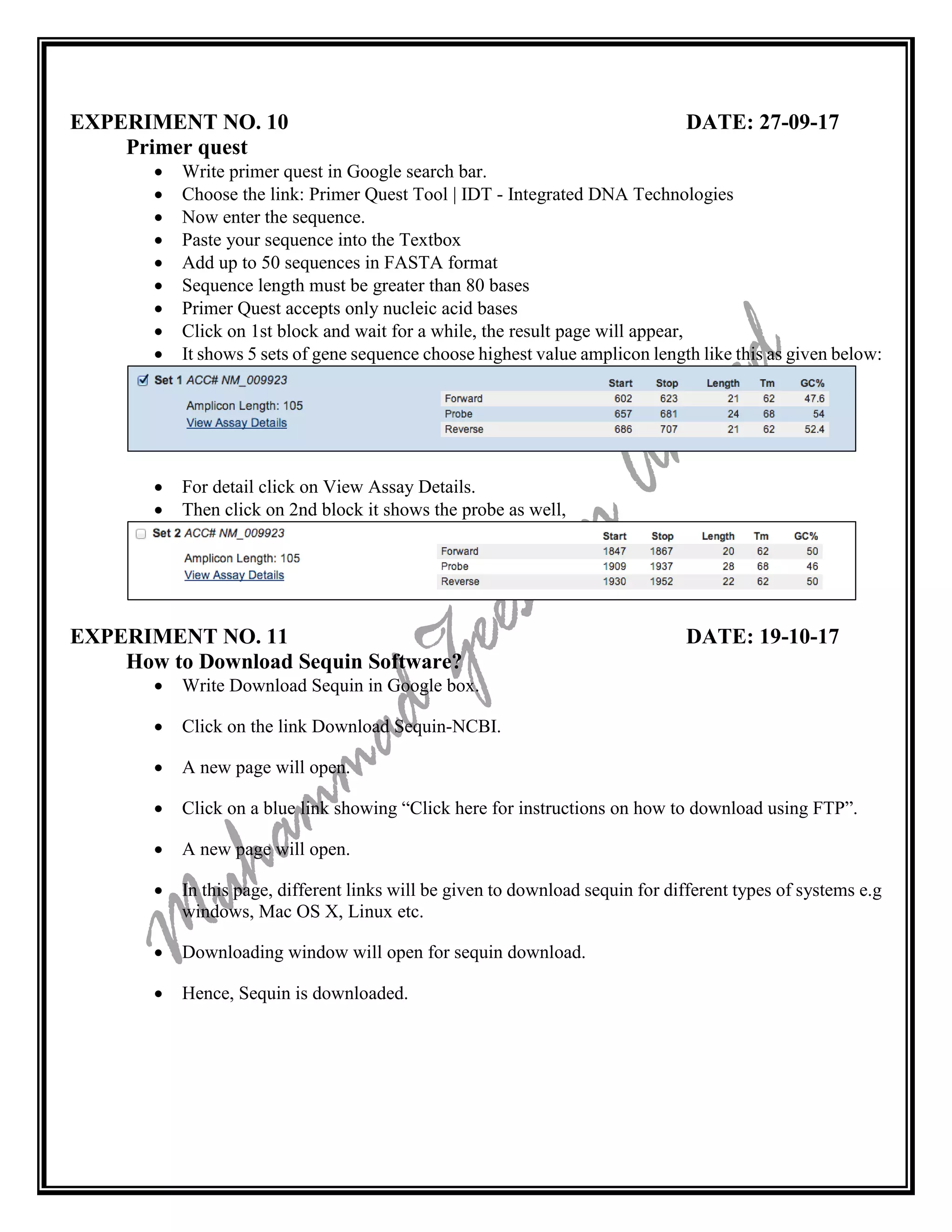 Bioinformatics complete manual | PDF
