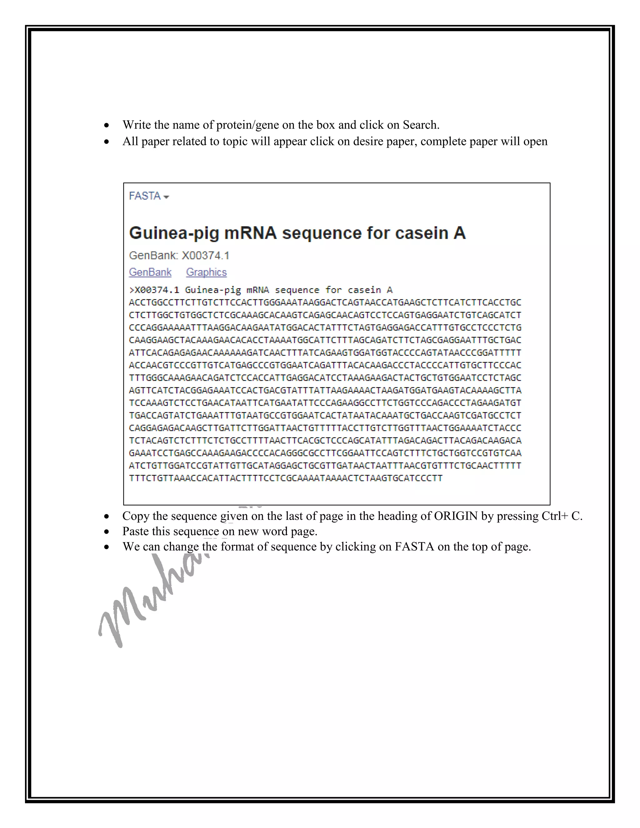 Bioinformatics complete manual | PDF