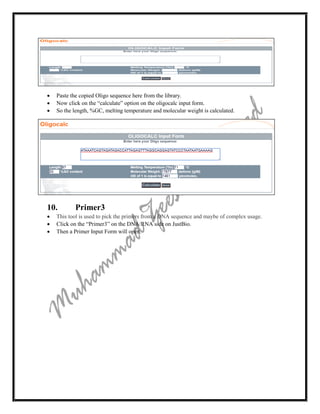 Bioinformatics complete manual | PDF