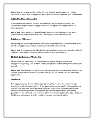 Zeeshan Hayat - From Vision to Reality - Turning Business Dreams into ...