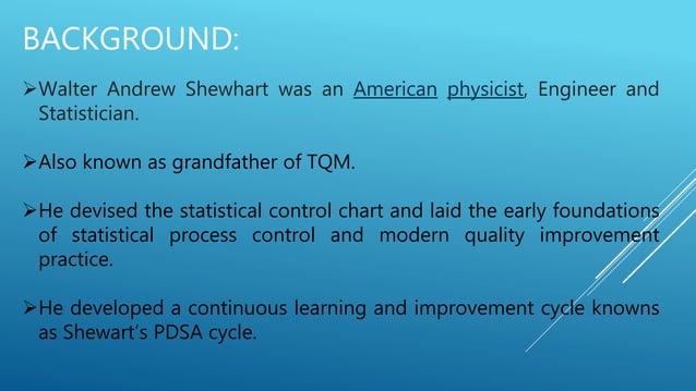 WALTER A. SHEWART | PPTX