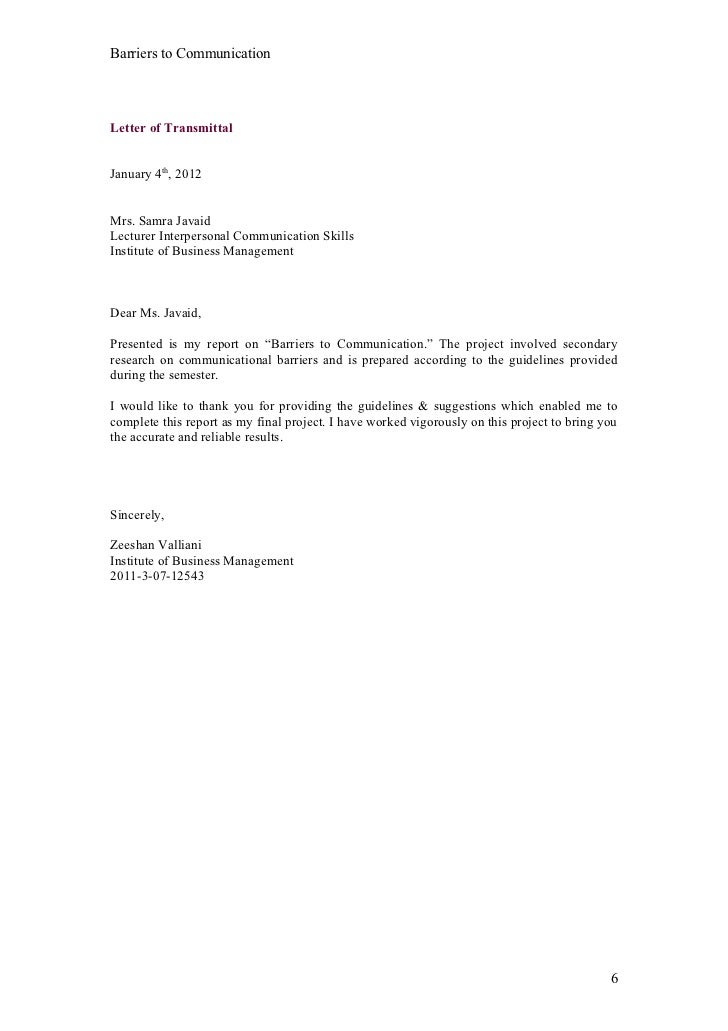 Term report of business communication - ainqmdw