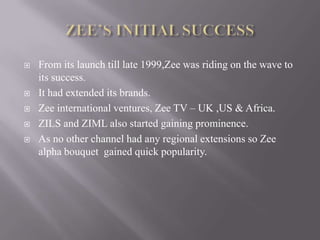 Zee telefilms | PPTX