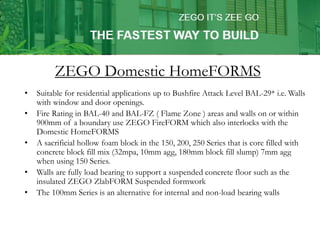 ZEGO Domestic HomeFORMS | PPT