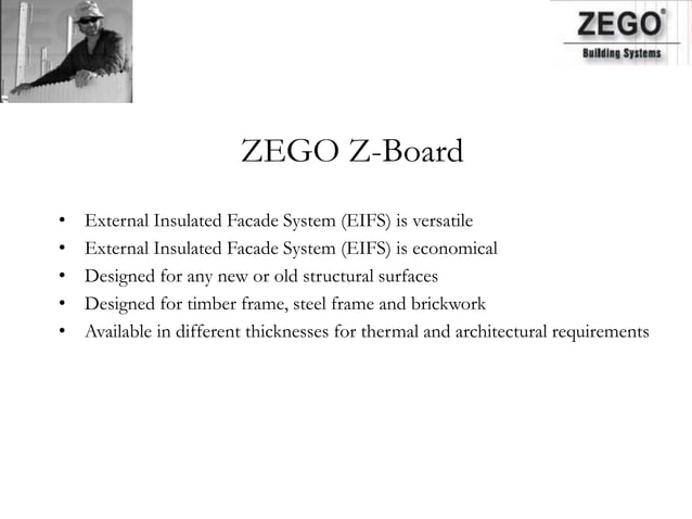 ZEGO 100mm Z-Board EIFS | PPTX