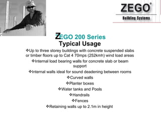 Zego product overview | PPT | Civil Engineering Industry | Industries