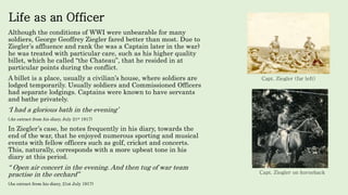 One Man's War: Captain George Geoffrey Zeigler | PPTX
