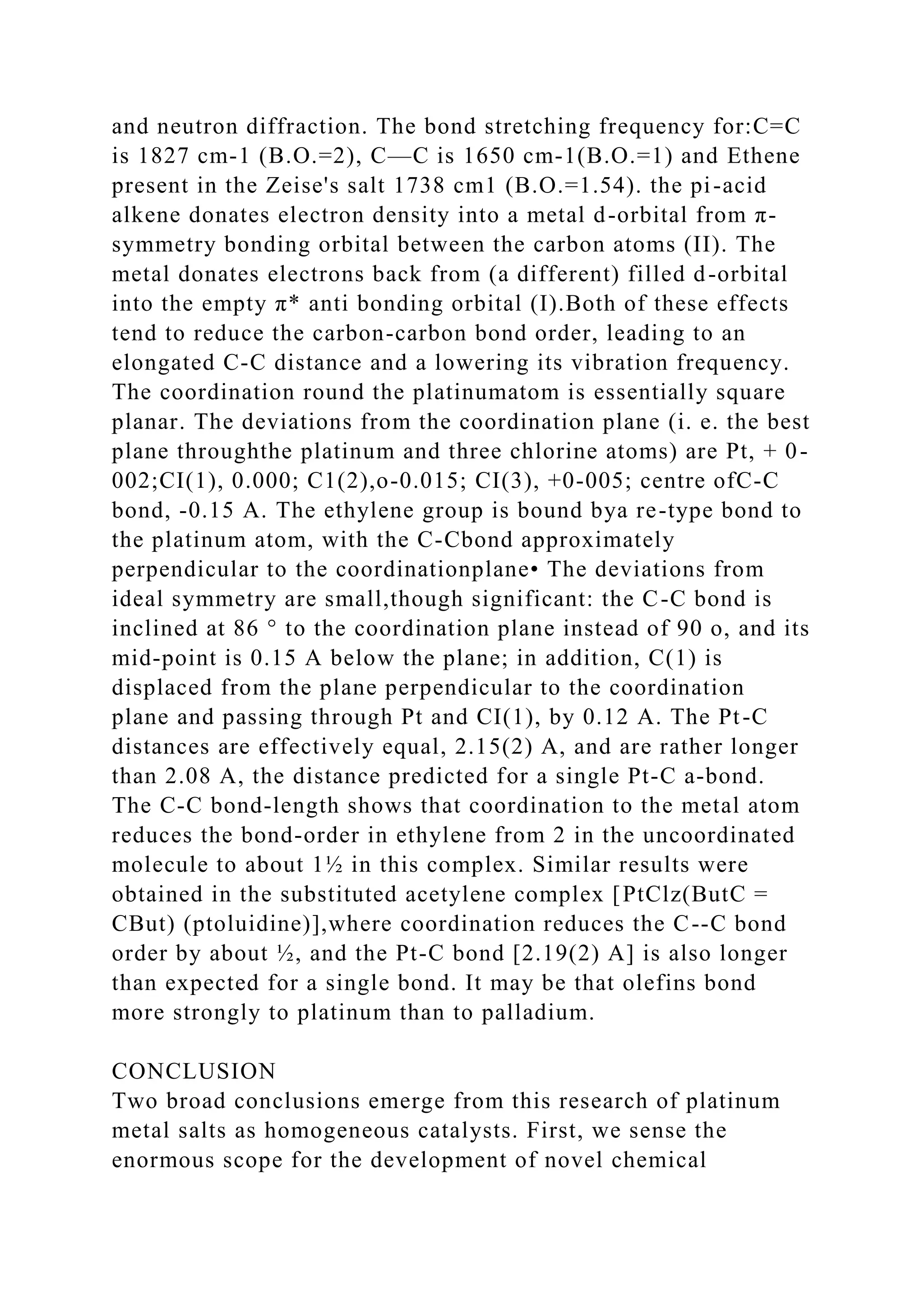 ZEISES SALT - KPtCl3(C 2 H 4) Paper #3November 18,.docx